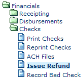 Issue Refund