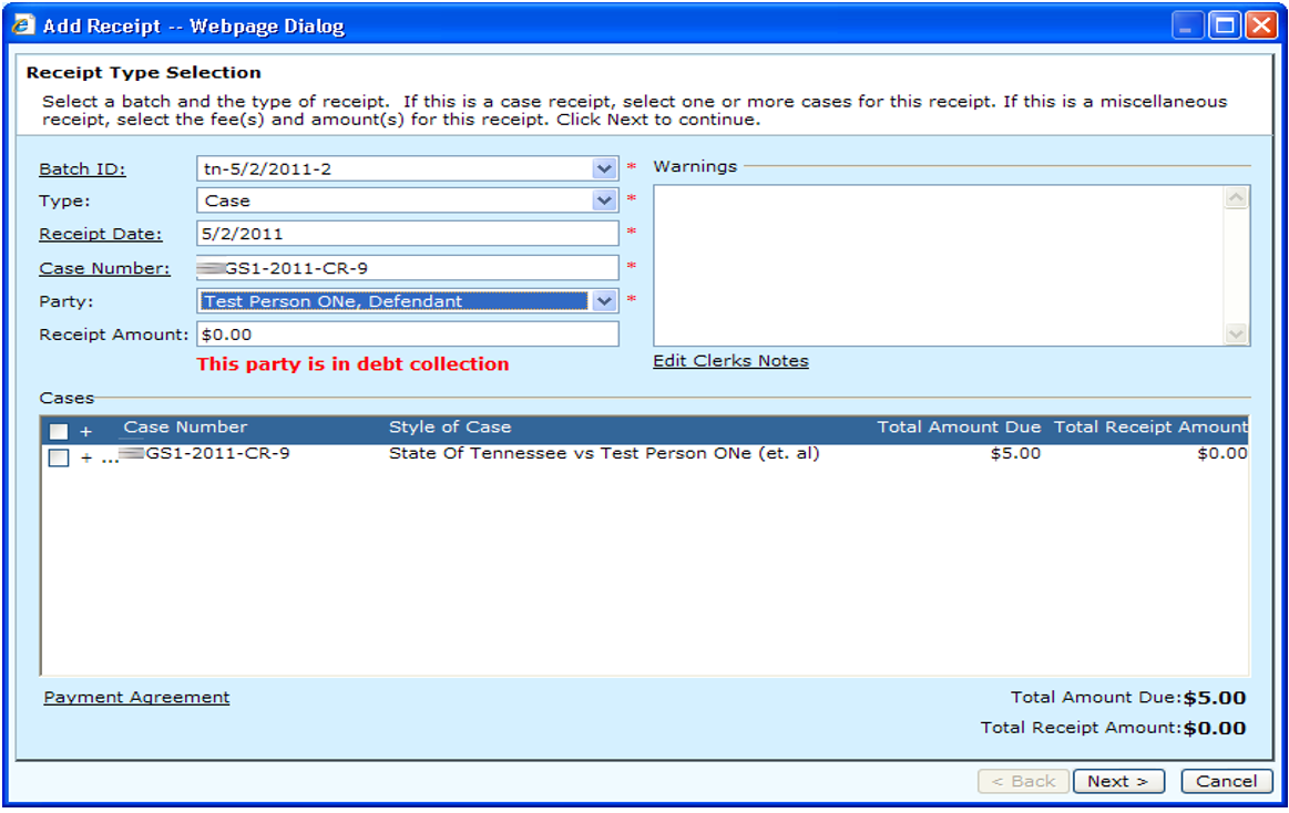 Clerk Collections