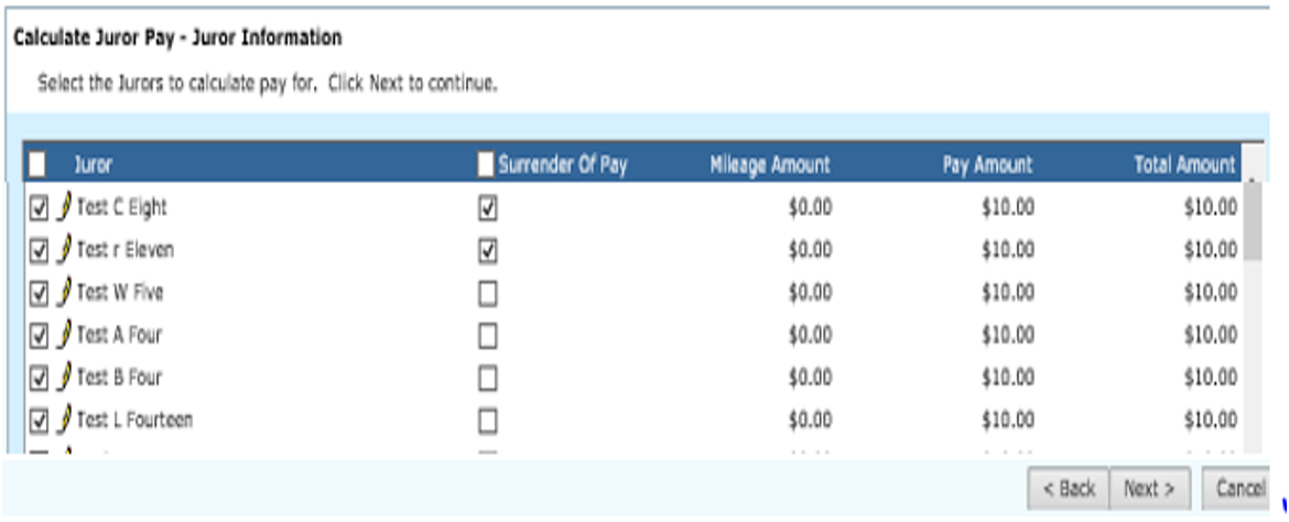 Calculate Juror Pay